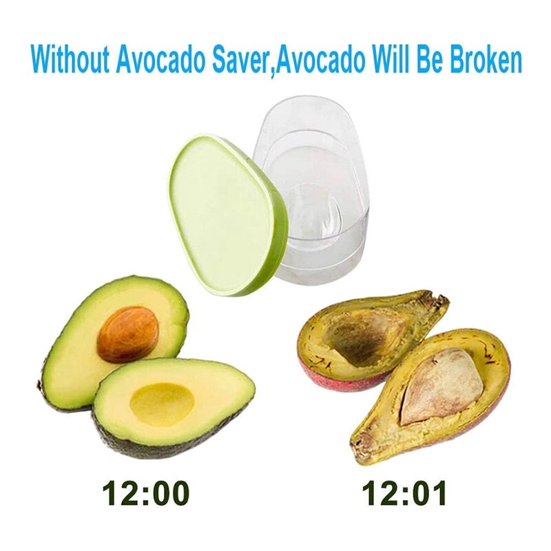2 Pack Avocado Storage, Avocado Keeper, Avocado Saver Holder ...