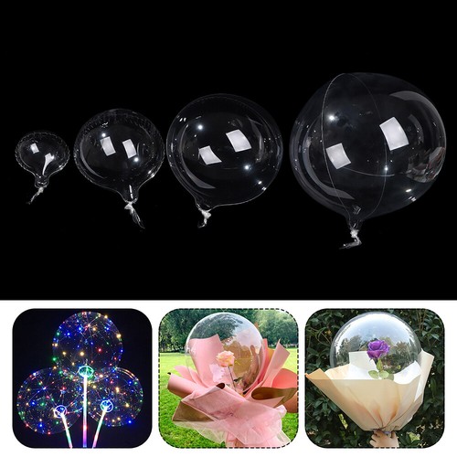 Baloon DIY Helium Ballon Transparent Clear Balloon No Wrinkle Bobo ...