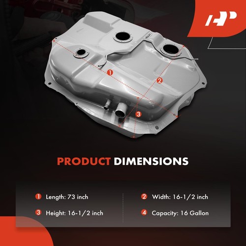 A-Premium 16 Gal Fuel Tank for Dodge Avenger Chrysler Sebring ...