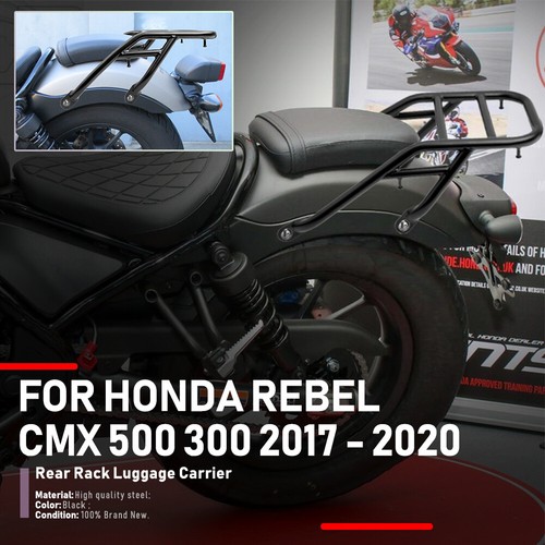 Rear Luggage Rack Carrier Top Mount Fender for Honda Rebel CMX 300 500 ...