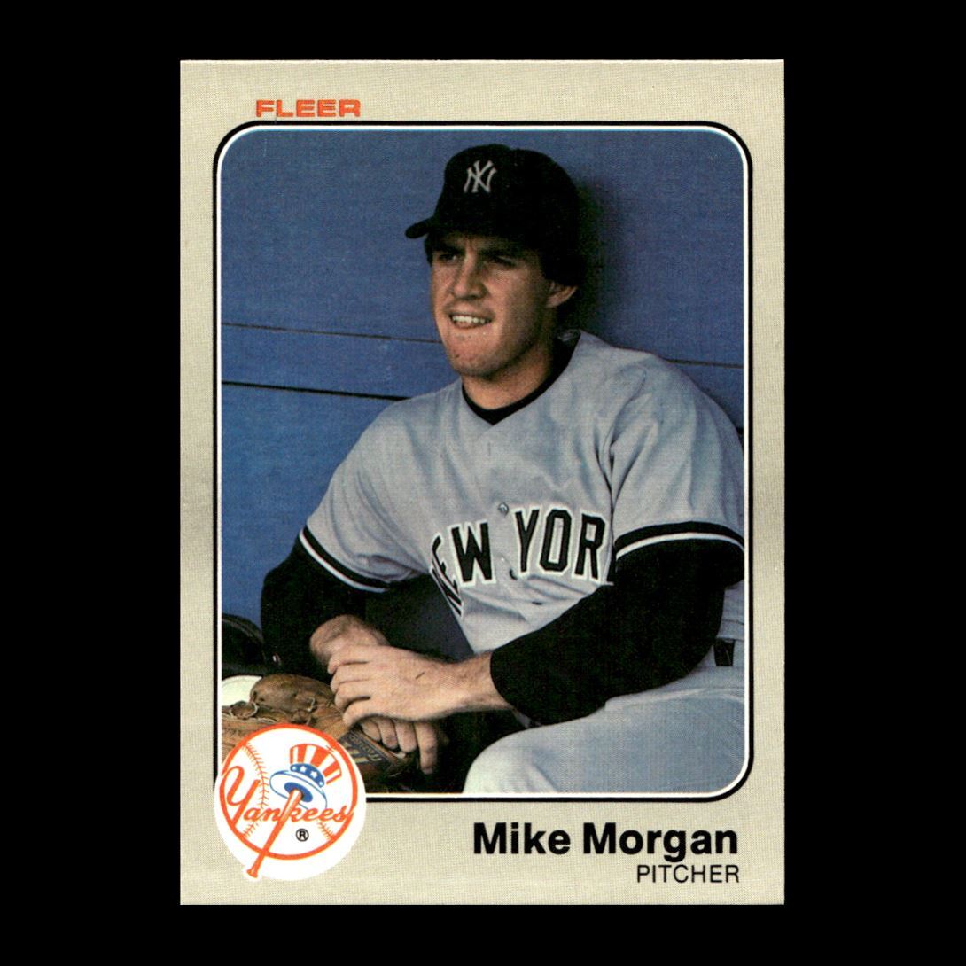 Mike Morgan 1983 Fleer New York Yankees #388 NM Vintage! | eBay
