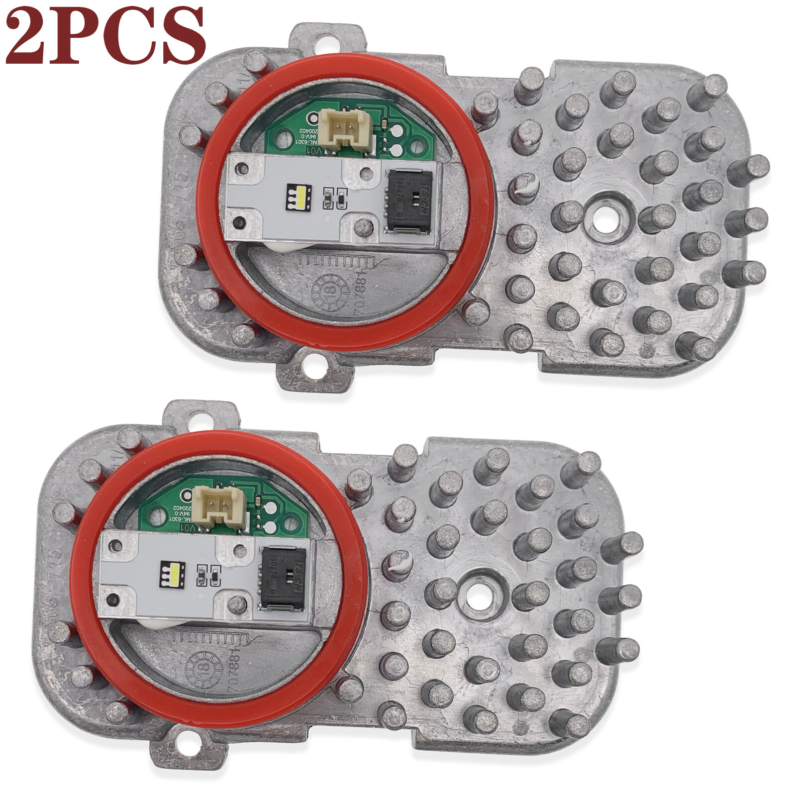 2PCS Headlight LED Light Module For BMW 63117263051 1305715084 7263051 ...