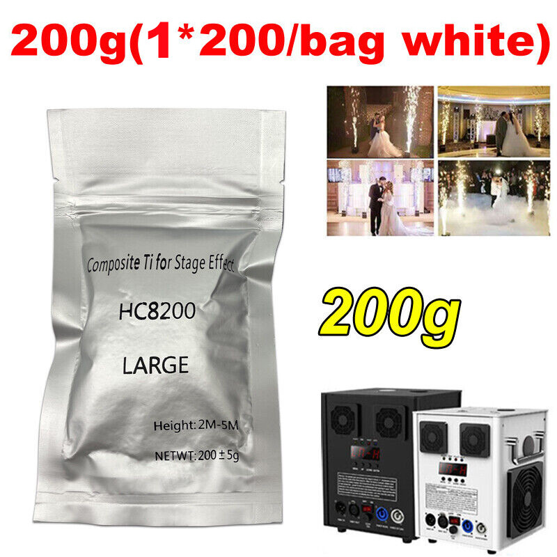 40Bags Cold Spark Machine Ti Powder 200g Bag 3-5M Range Stage Effect ...