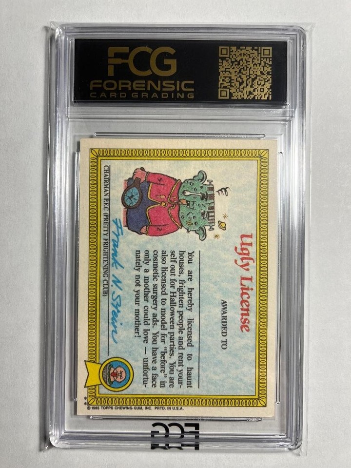 GARBAGE PAIL KIDS 1985 1st SERIES #31b FLAT PAT - MATTE, SHARP, OS1 ...