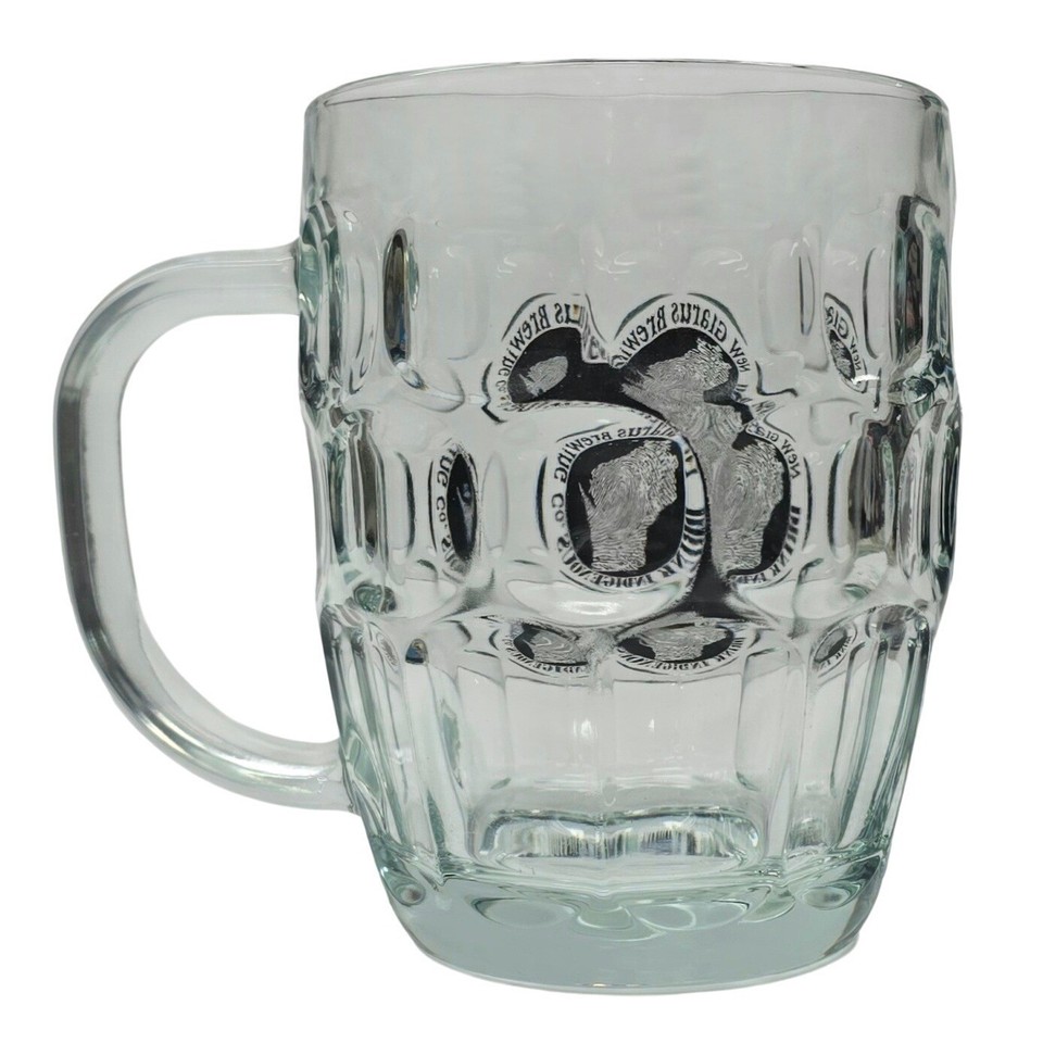 New Glarus Brewing Co Drink Indigenous Wisconsin Dimpled Glass Beer ...