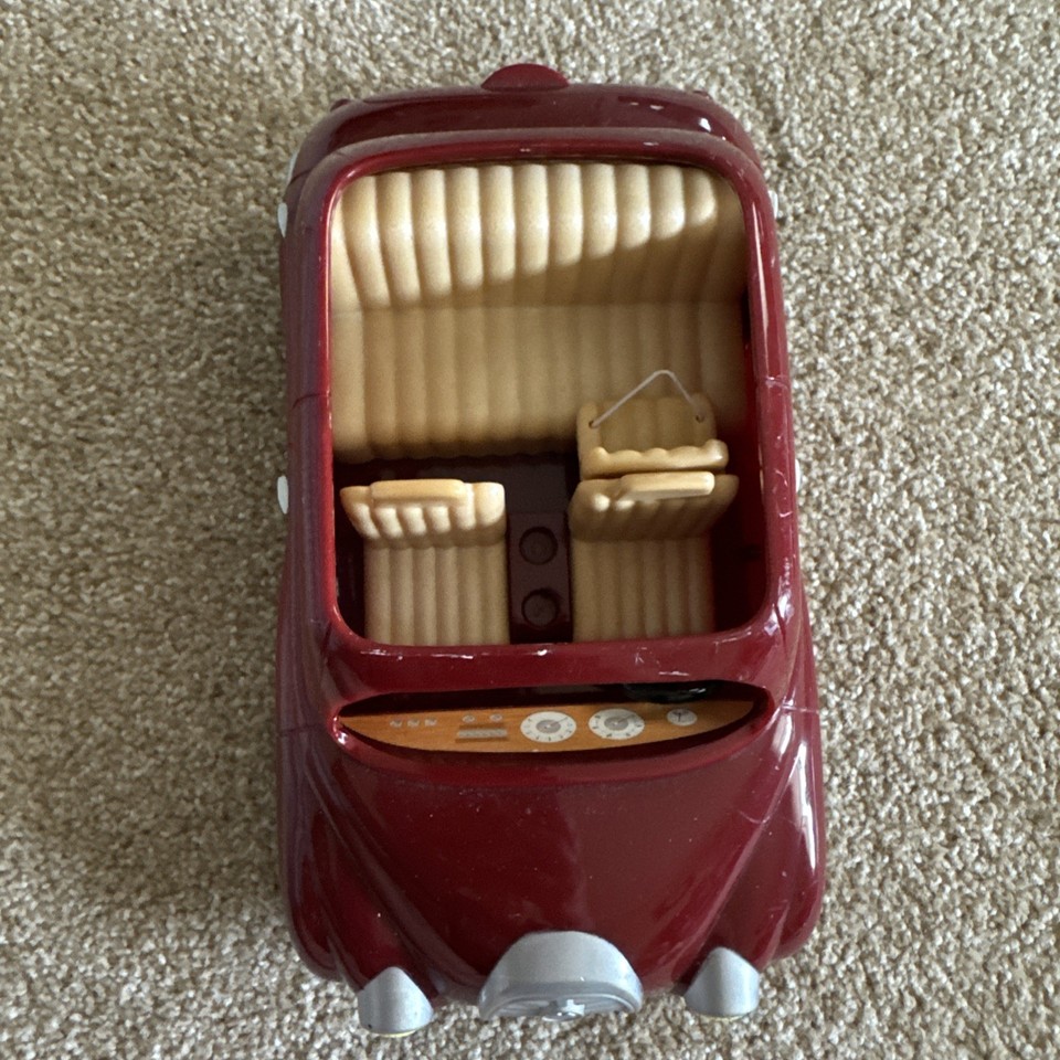 Calico Critters Red Convertible Car With Baby Car Seat | eBay