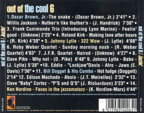 VARIOUS ARTISTS JAZZIN' OUT OF COOL, VOL. 6 NEW CD 8017983400651| eBay
