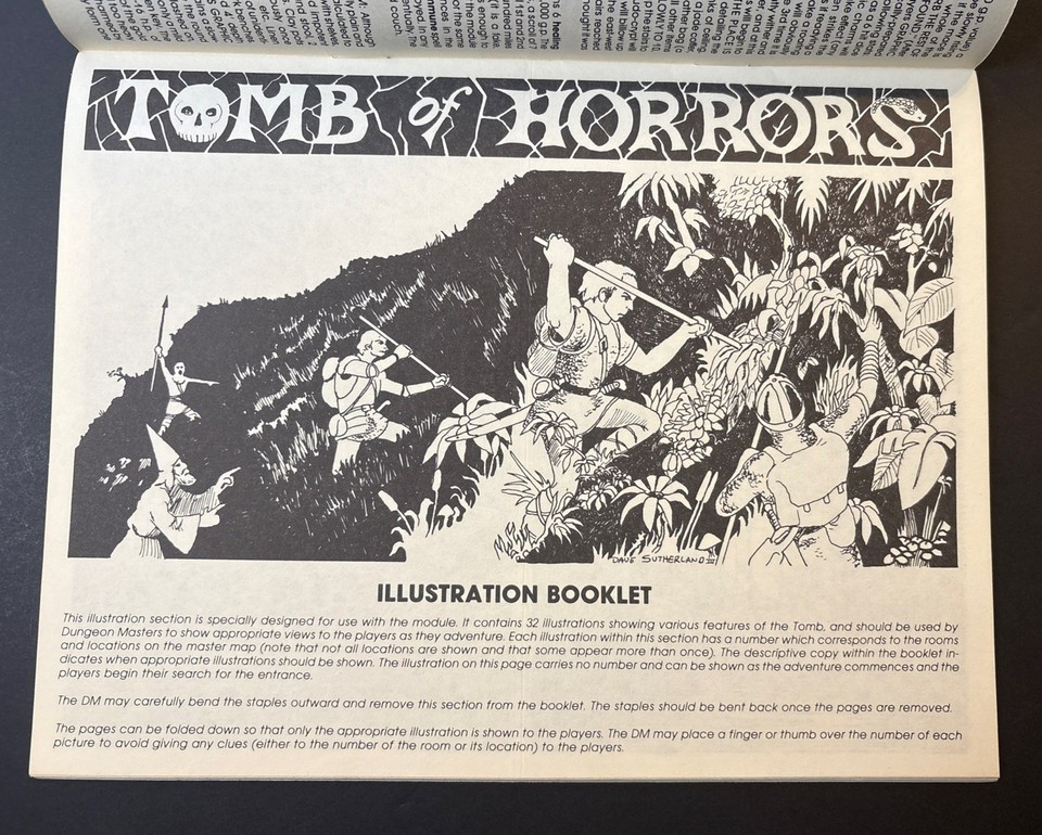 AD&D S1 Tomb of Horrors COMPLETE Advanced Dungeons and Dragons Module ...
