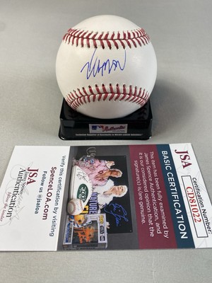 CLEVELAND GUARDIANS- KYLE MANZARDO AUTOGRAPH OFFICIAL MLB BASEBALL JSA ...