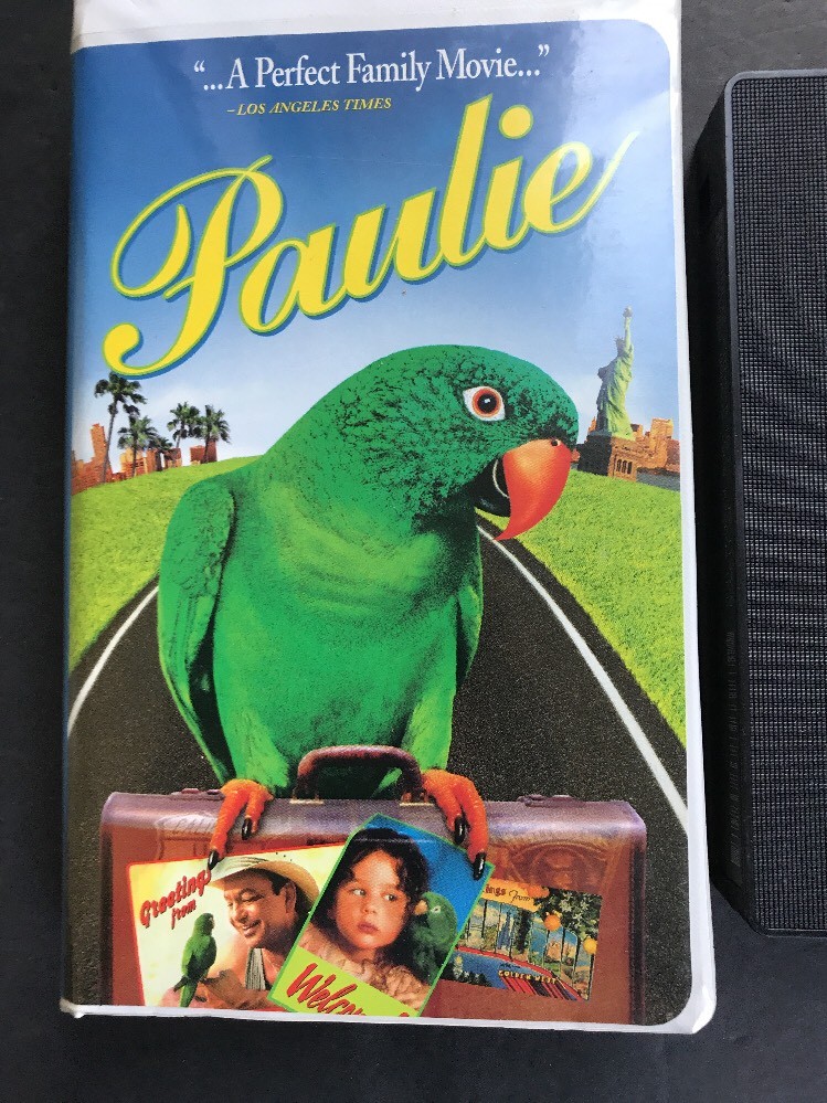 Paulie (VHS, 1998, Clamshell) Talking Parrot Bird Rowlands Shalhoub ...