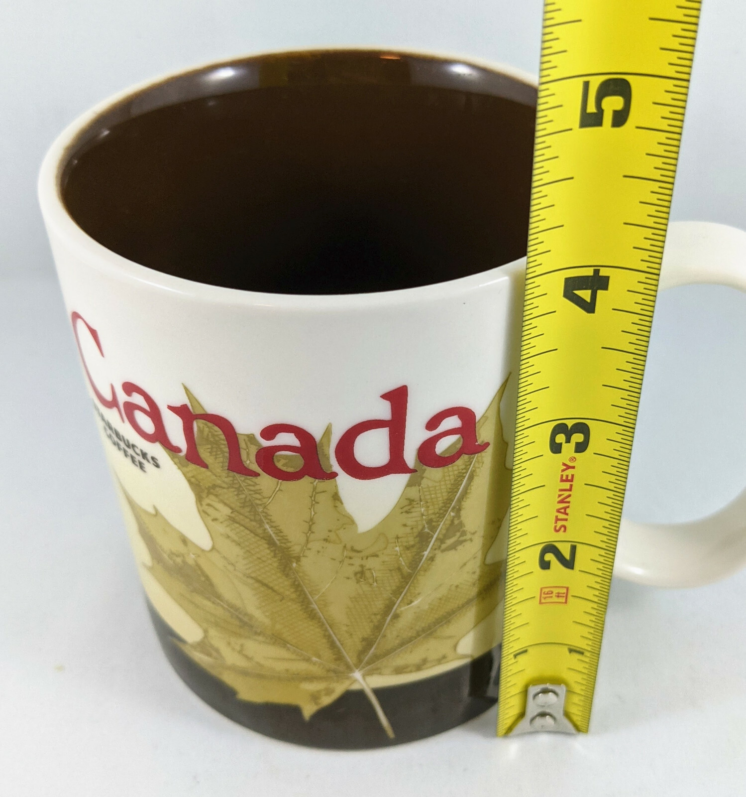 Starbucks Mug Canada Collector Series Coffee Tea Mug Cup Maple Leaf ...