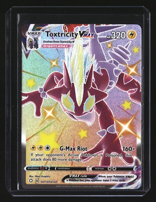 Pokemon TOXTRICITY VMAX SV113/SV122 Shiny Vault (Shining Fates) NM/Mint ...