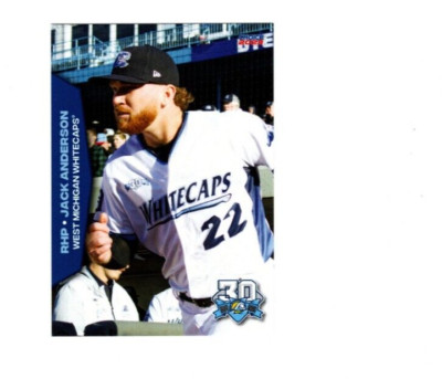 Jack Anderson 2023 West Michigan Whitecaps baseball card Tampa FL ...
