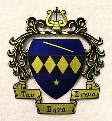 TAU BETA SIGMA Patch Crest / Shield emblem - Large 10" | eBay
