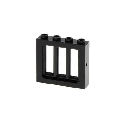 1x LEGO Window Frame 1x4x3 Black Grid Black 4295755 6016 4033 | eBay