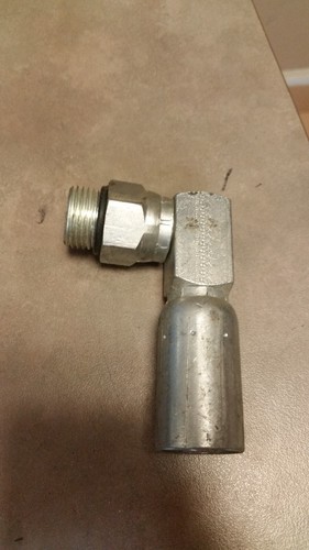 #59 Eaton Weatherhead 06U R68 3/8" Hose X 1/2" ORB Male Hydraulic ...