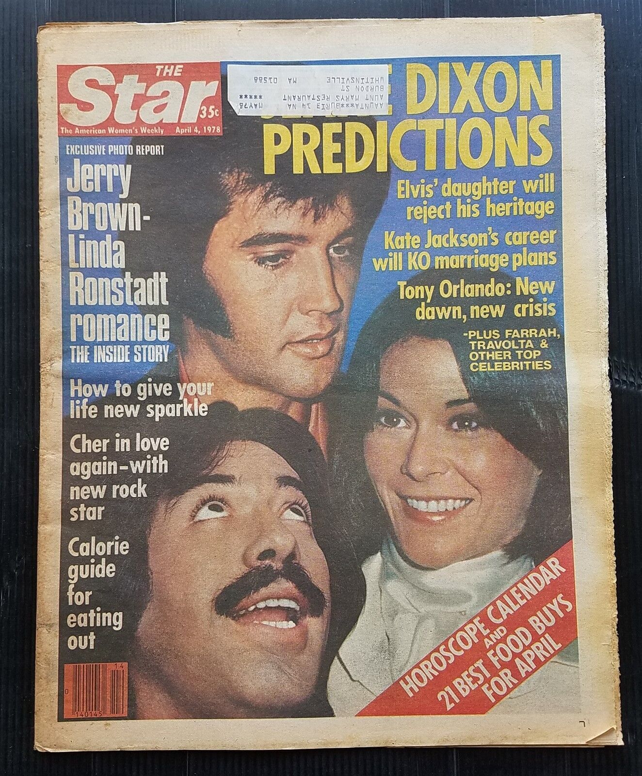 Vintage Star Magazine April 4, 1978 - Jeane Dixon Predictions - Linda ...