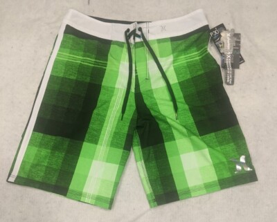 NEW Mens Green Size 31 Hurley Phantom Board Shorts Swimwear Bathing ...