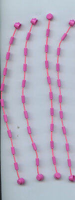 LEGO x 4 Dark Pink String End Studs 21L overall with Rope Climbing ...