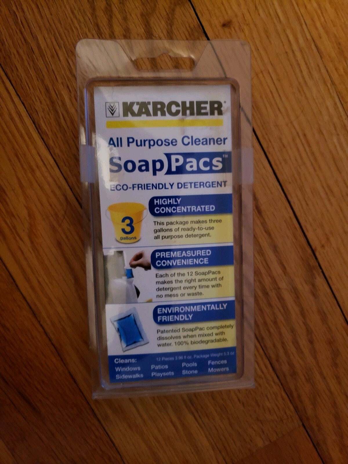 Karcher Pressure Washer Soap Pacs All Purpose Cleaner 2 Packs 24ct for ...