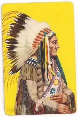 1956 Pack-O-Ten Native American Indian Trading Card #14 Sitting Bull | eBay