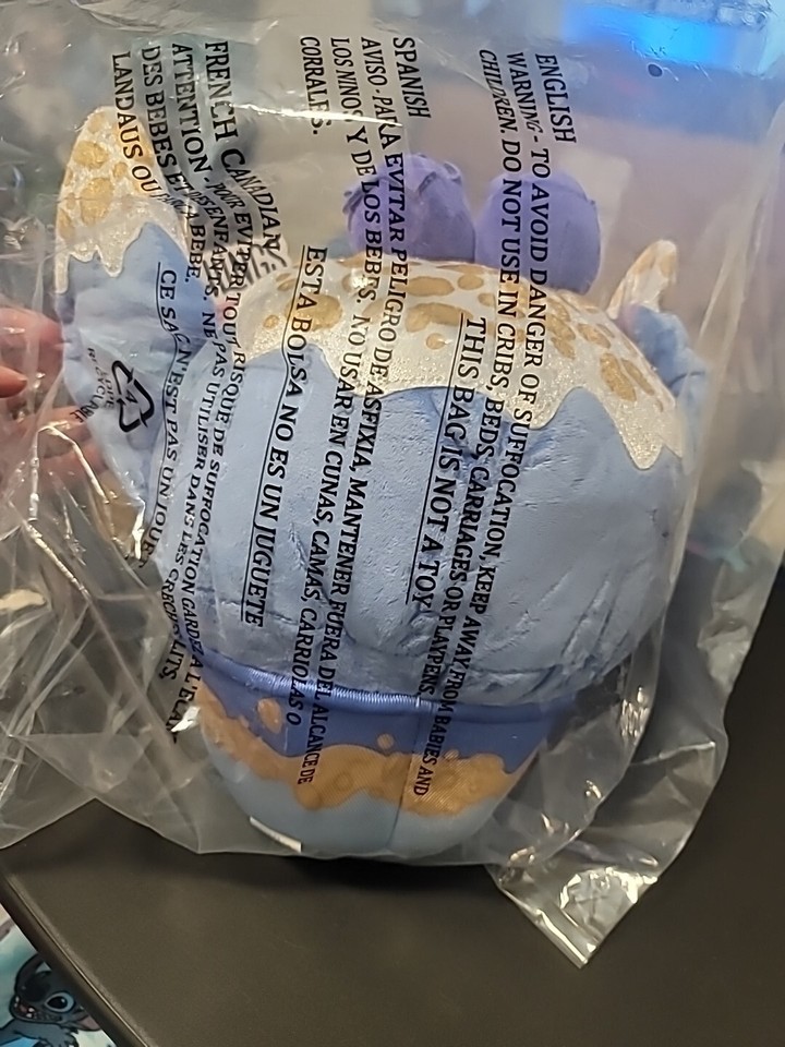 Disney Munchlings Lilo & Stitch Blueberry Parfait Scented stuffed Plush ...