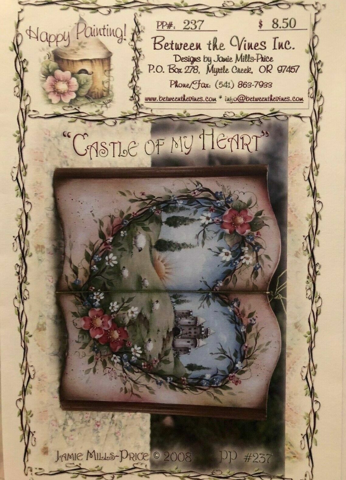 Decorative Tole Pattern Packet: Castle of My Heart by Jamie Mills Price ...