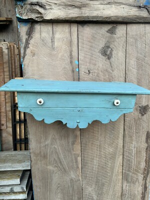 Vintage Wood Small Hanging Cabinet Shelf | eBay