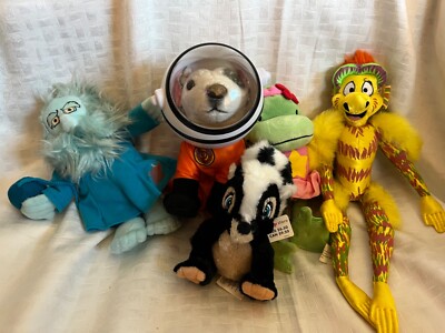 5 Disney Flower Skunk Haunted Mansion Croaky Frog Plush Soft Toy ...