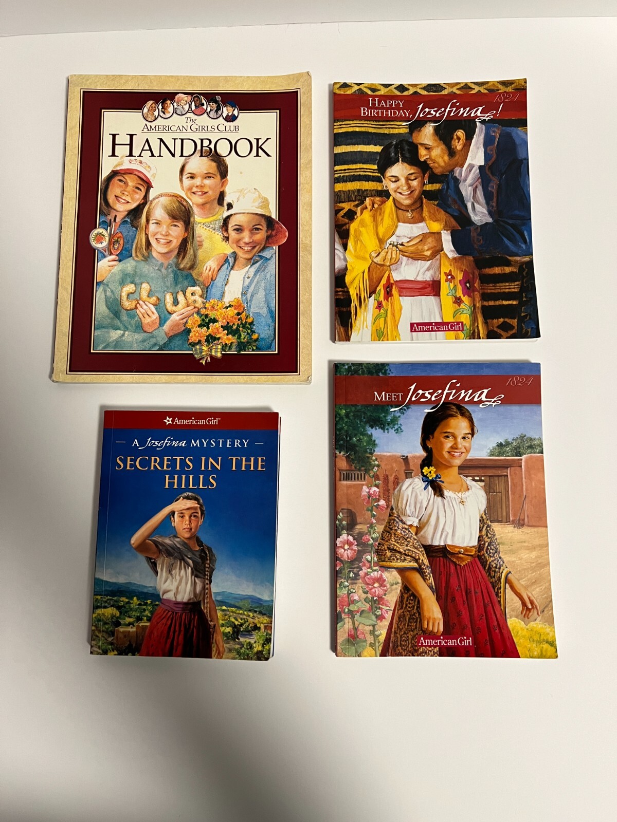 American Girl Mystery History 4 Books Caroline Felicity Rebecca Addy ...