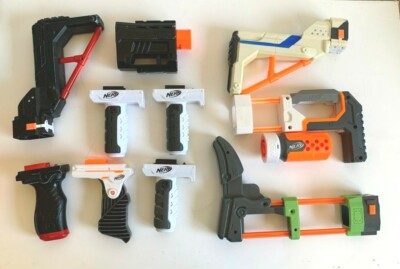 Nerf Gun Add On Attachments Lot of 11 Pieces | eBay