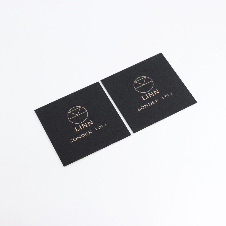 Linn Sondek LP12 Deck Square logo Badg Aluminum 70mm(2.75")X70mm(2.75 ...