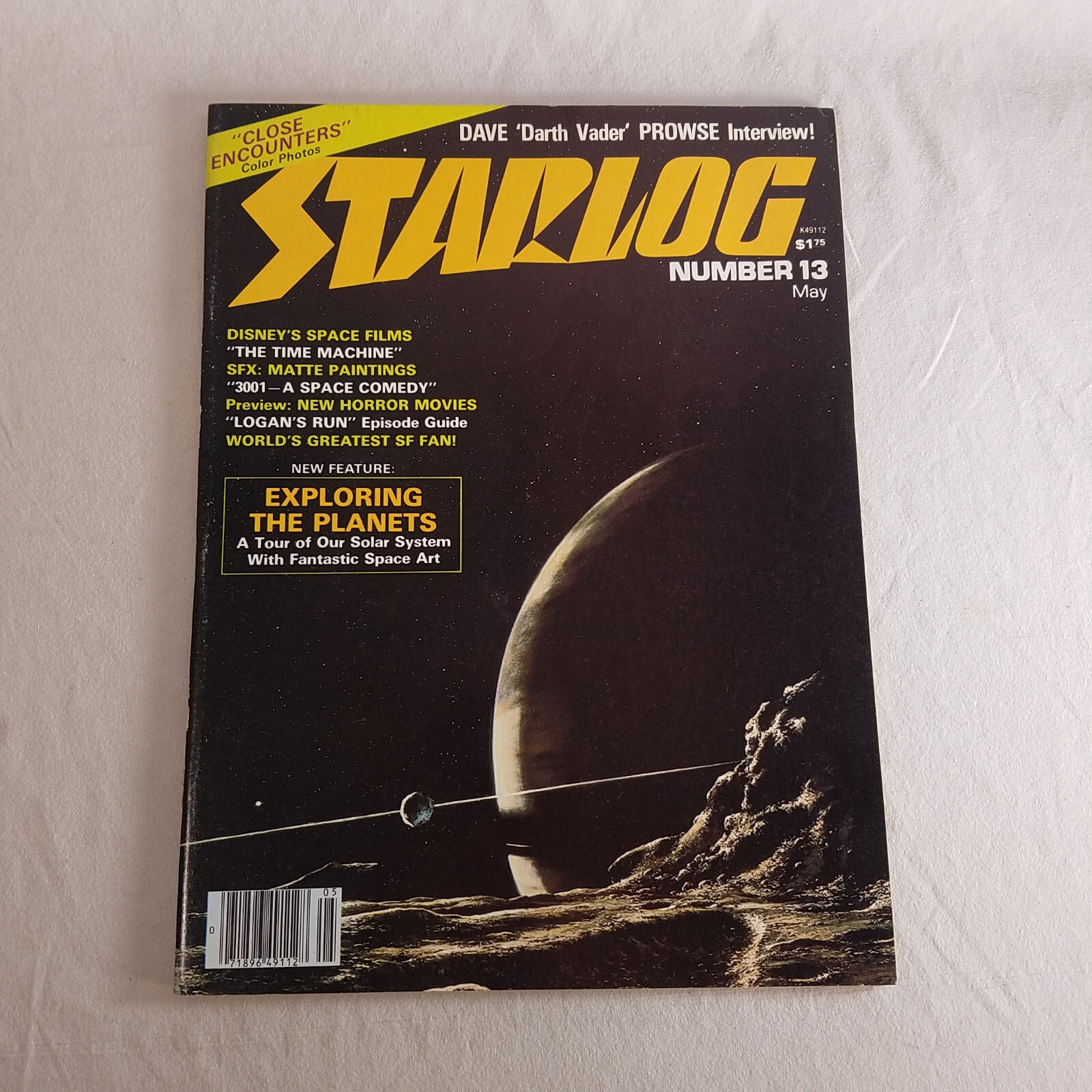 1978 STARLOG MAGAZINE Issue # 13 DARTH VADER LOGAN'S RUN CLOSE ...