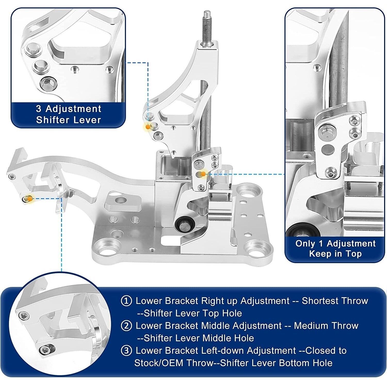 Shifter Cables Trans Bracket Shifter Kit For K20 K24 K Swap EG EK K ...