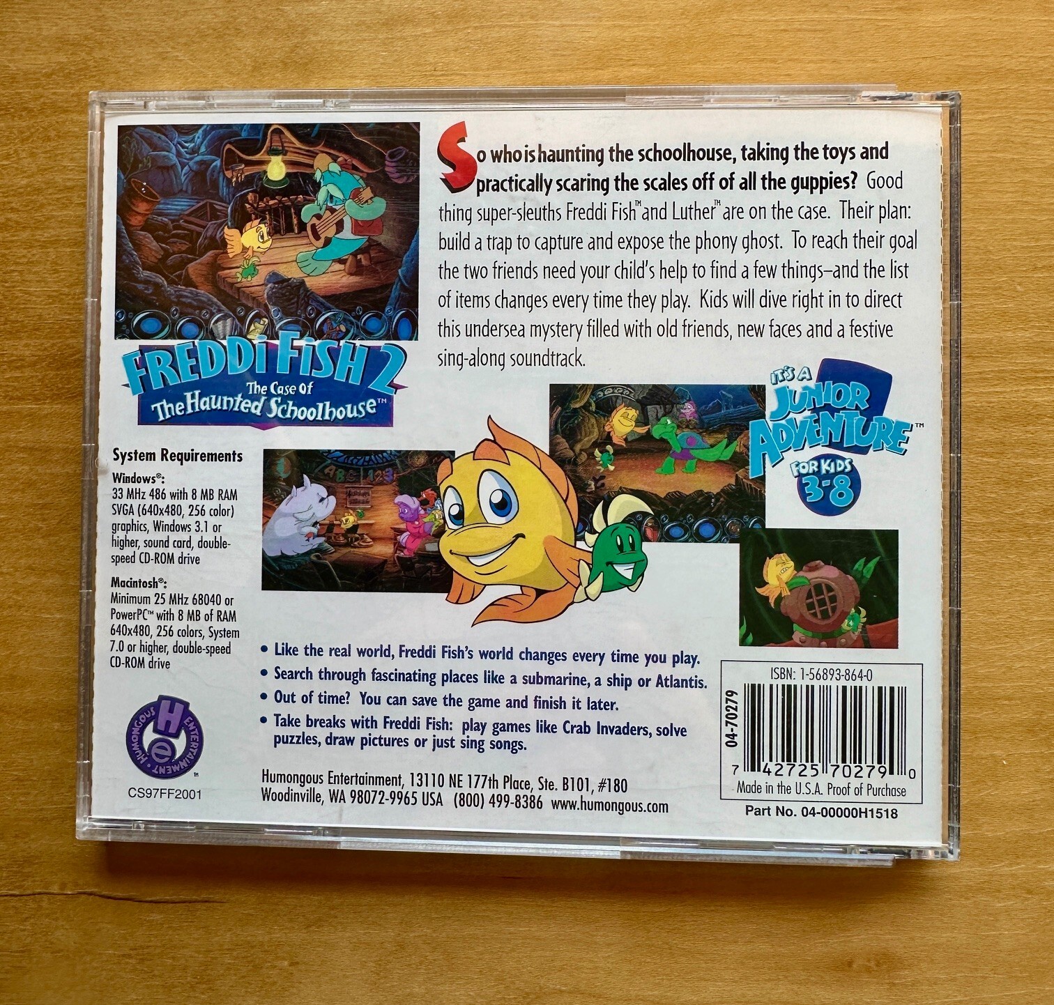 Humongous Entertainment Freddi Fish 2 The Case of the Haunted ...