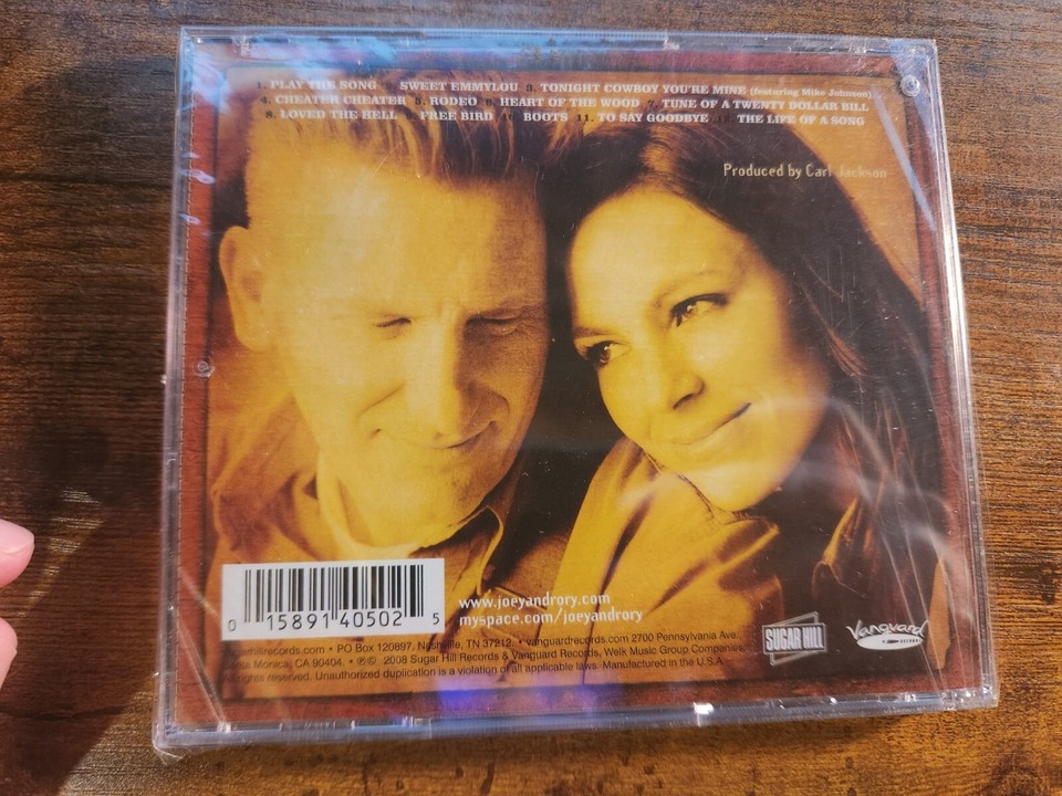 The Life Of A Song by Joey + Rory (CD, 2008) NEW SEALED 15891405025| eBay