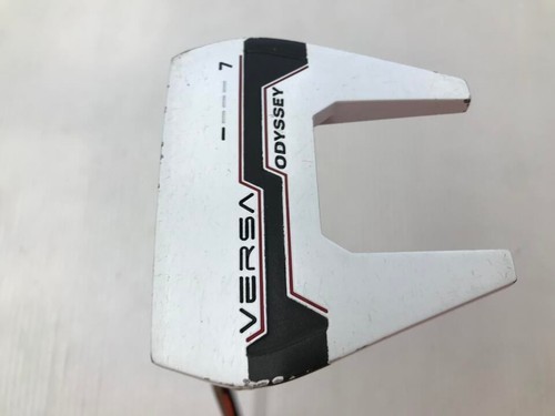 Odyssey VERSA 7 WHITE Vertical Left-Handed Putter 34in Steel shaft 540g ...