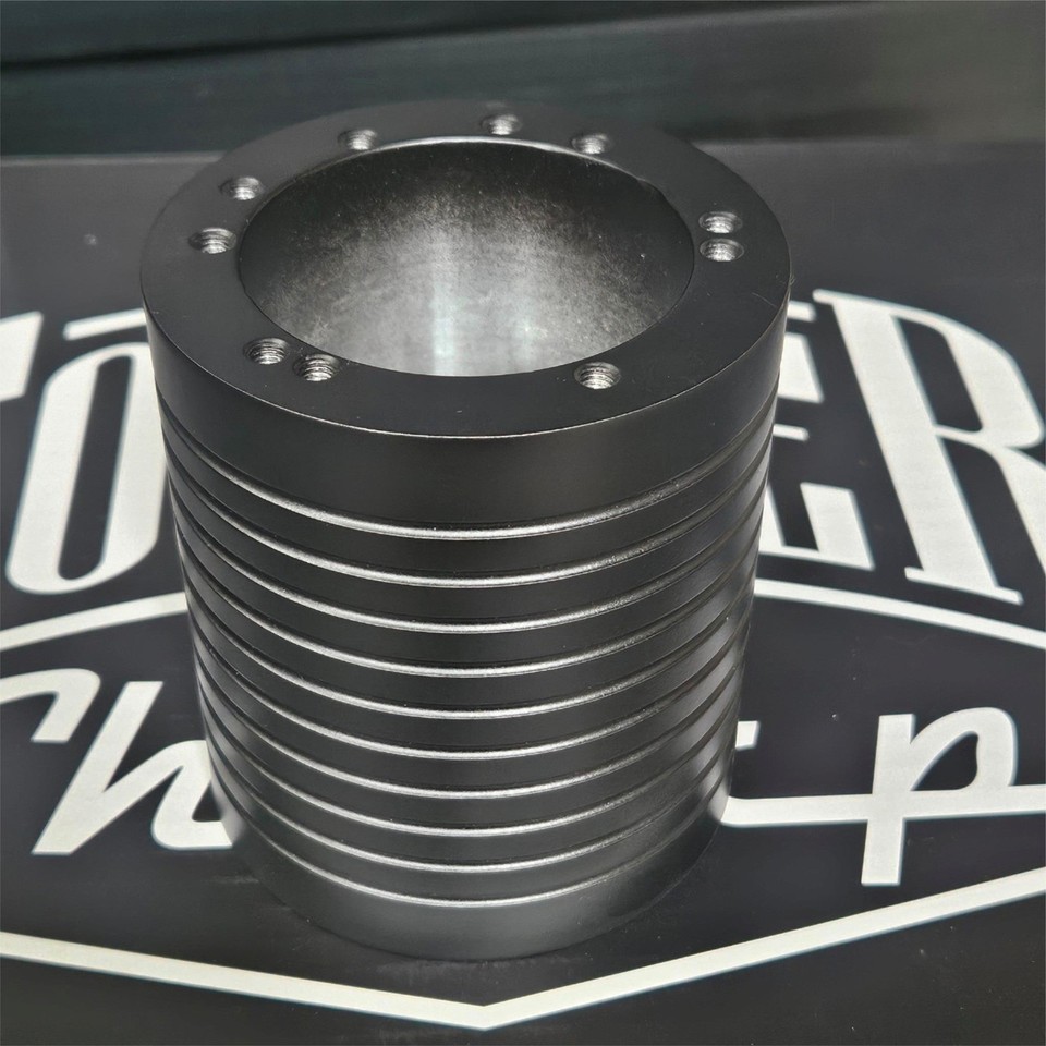4" Black Extension Spacer Kit for 3-hole adapter to 5 & 6 hole steering ...