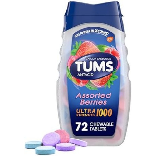 Tums Ultra Strength 1000 Assorted Berries Antacid Tablets, 72 Ct | eBay