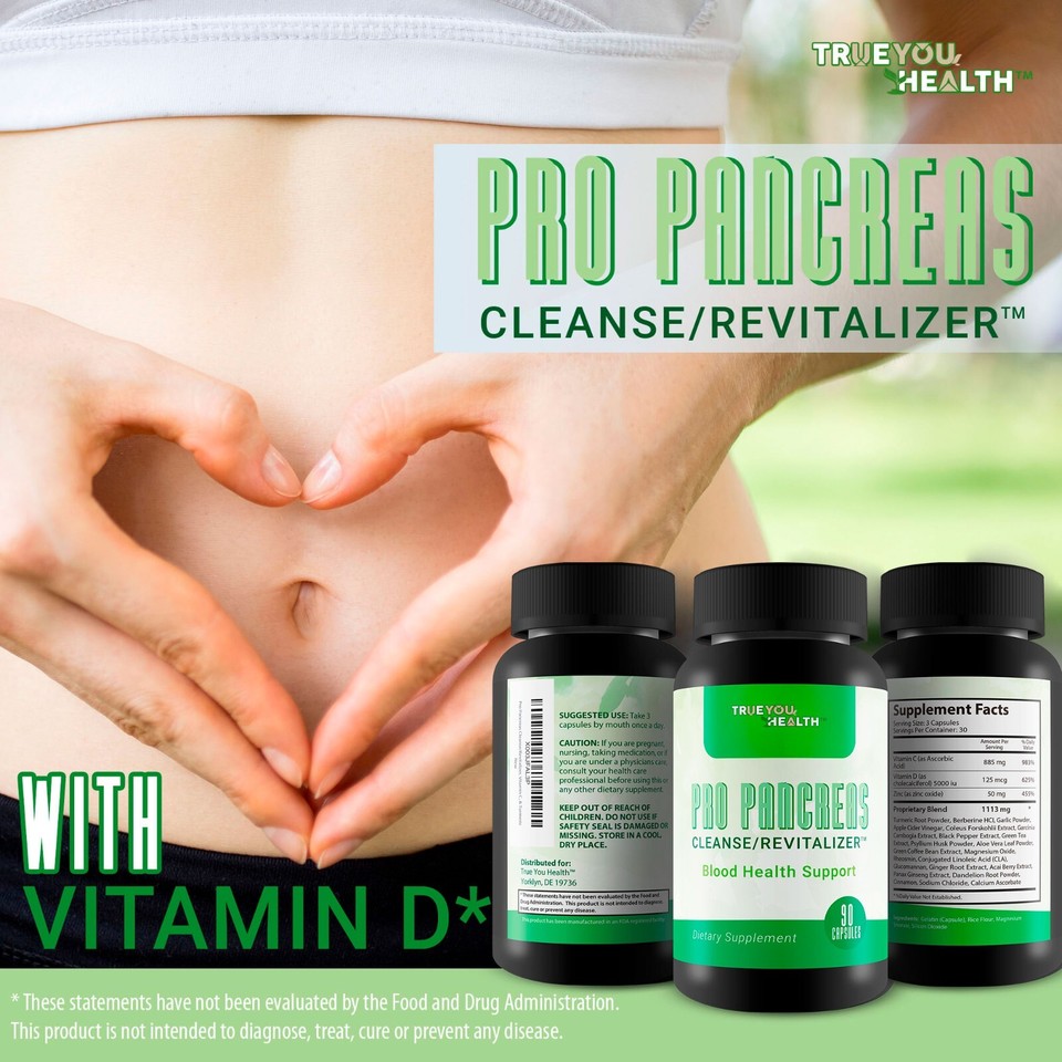 Pro Pancreas Cleanse/Revitalizer - Support Pancreas and Blood Health | eBay