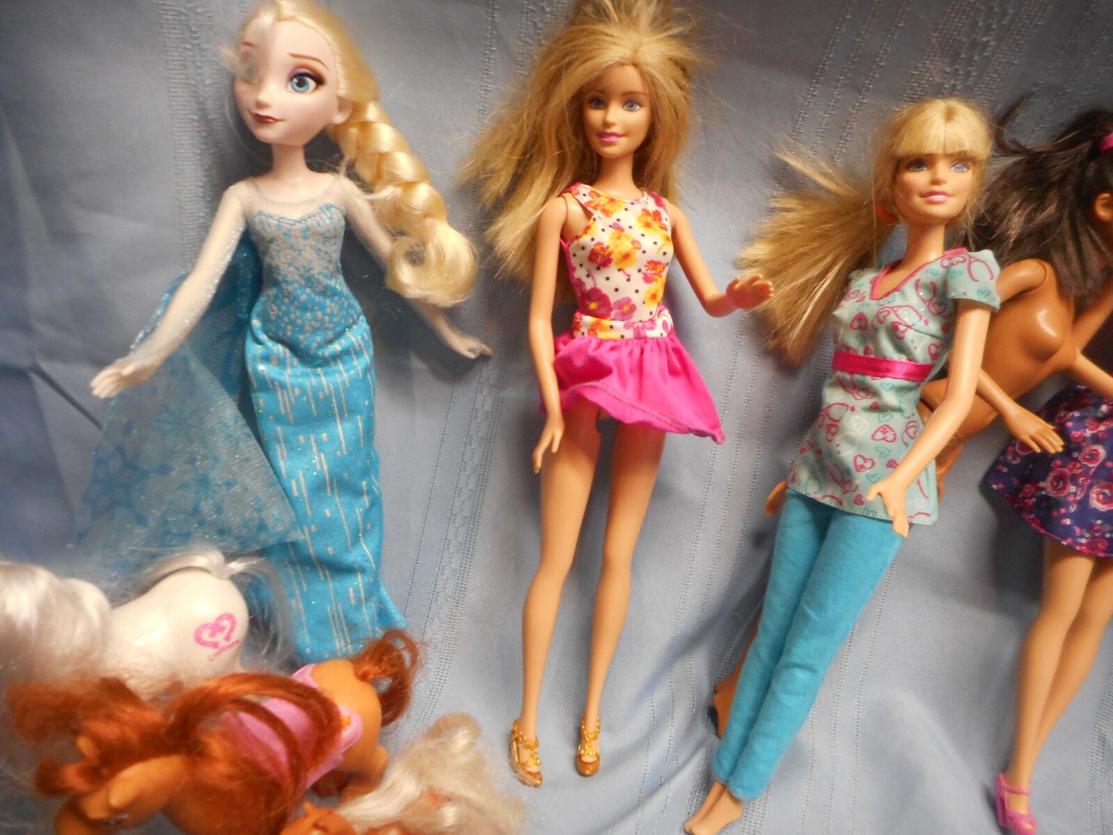 Mattel Hasbro BARBIE DOLL Baby FURNITURE FOOD LOT OF 46 PIECES TOYS | eBay