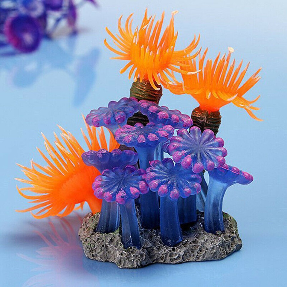 1Pc Coral Reef Ornaments Fake Corals for Aquarium Fish Tank Decoration ...