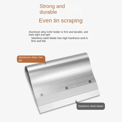 Stainless Steel Paste Squeegee Scraping Board SMT Stencil Scraper Tin ...