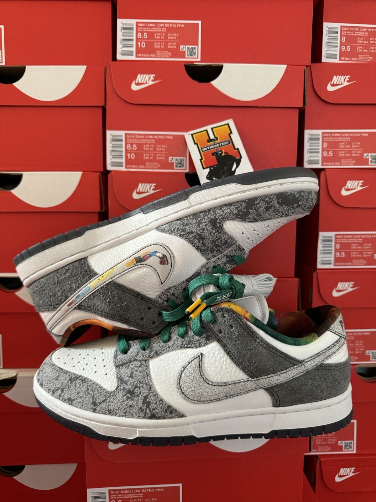 Nike Dunk Low Philly Philadelphia Iron Grey Light Orewood HF4840-068 ...