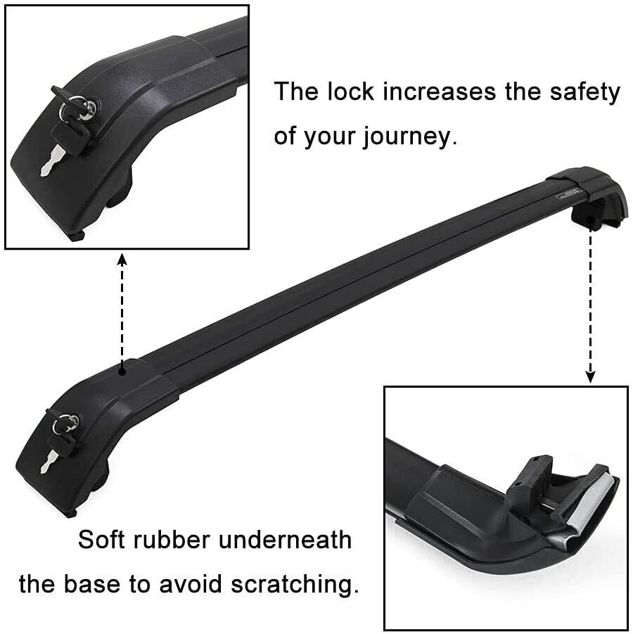 FOR LAND ROVER DISCOVERY SPORT LC/L550 2015+ LOCKABLE ROOF CROSS BARS ...