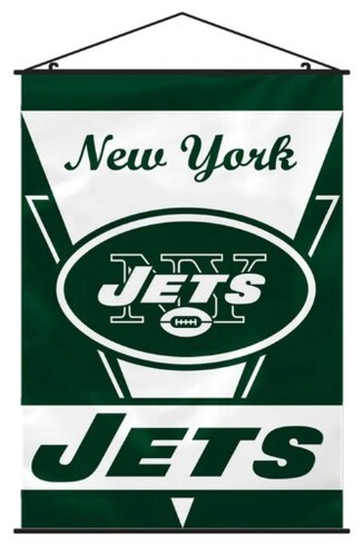 NFL New York Jets 28x40 Satin Polyester Wall Banner | eBay