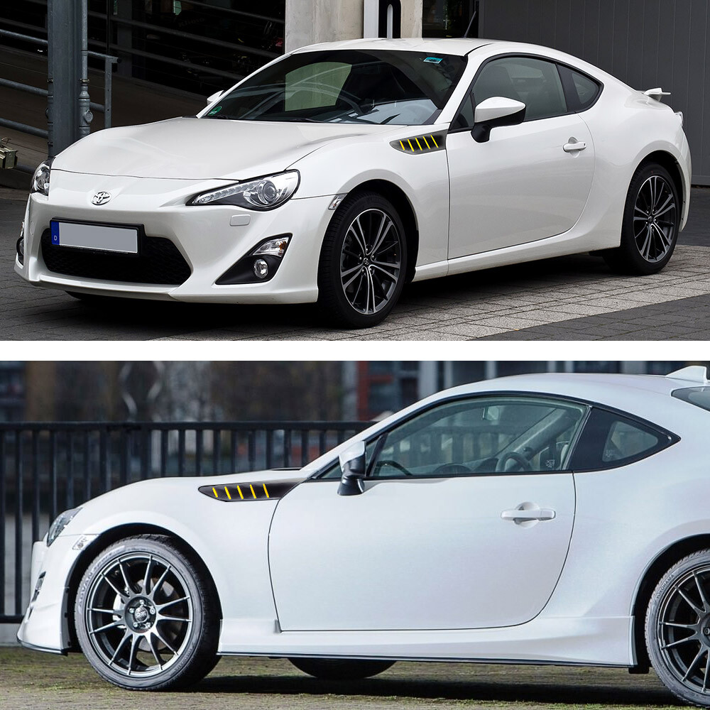VLAND For 2012-2020 Subaru BRZ Toyota GT86 Scion FR-S Side Fender Fin ...