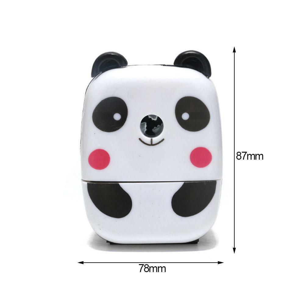 Desktop Pencil Sharpener Hand Crank Cartoon Cute Panda Animal Student ...