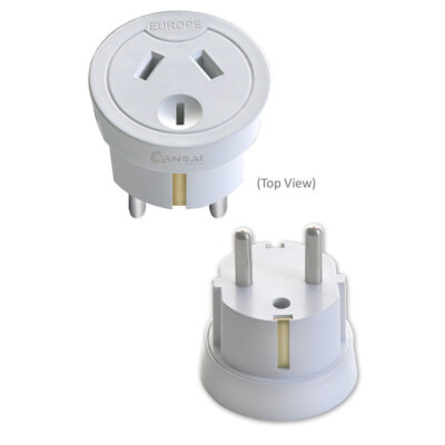 Sansai Travel Power Adapter Outlet AU/NZ Socket to Plug Asia EU/Bali ...