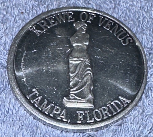 Vtg Krewe Of Venus 1979-1980 Silver Colored Coin Tampa FL Gasparilla | eBay